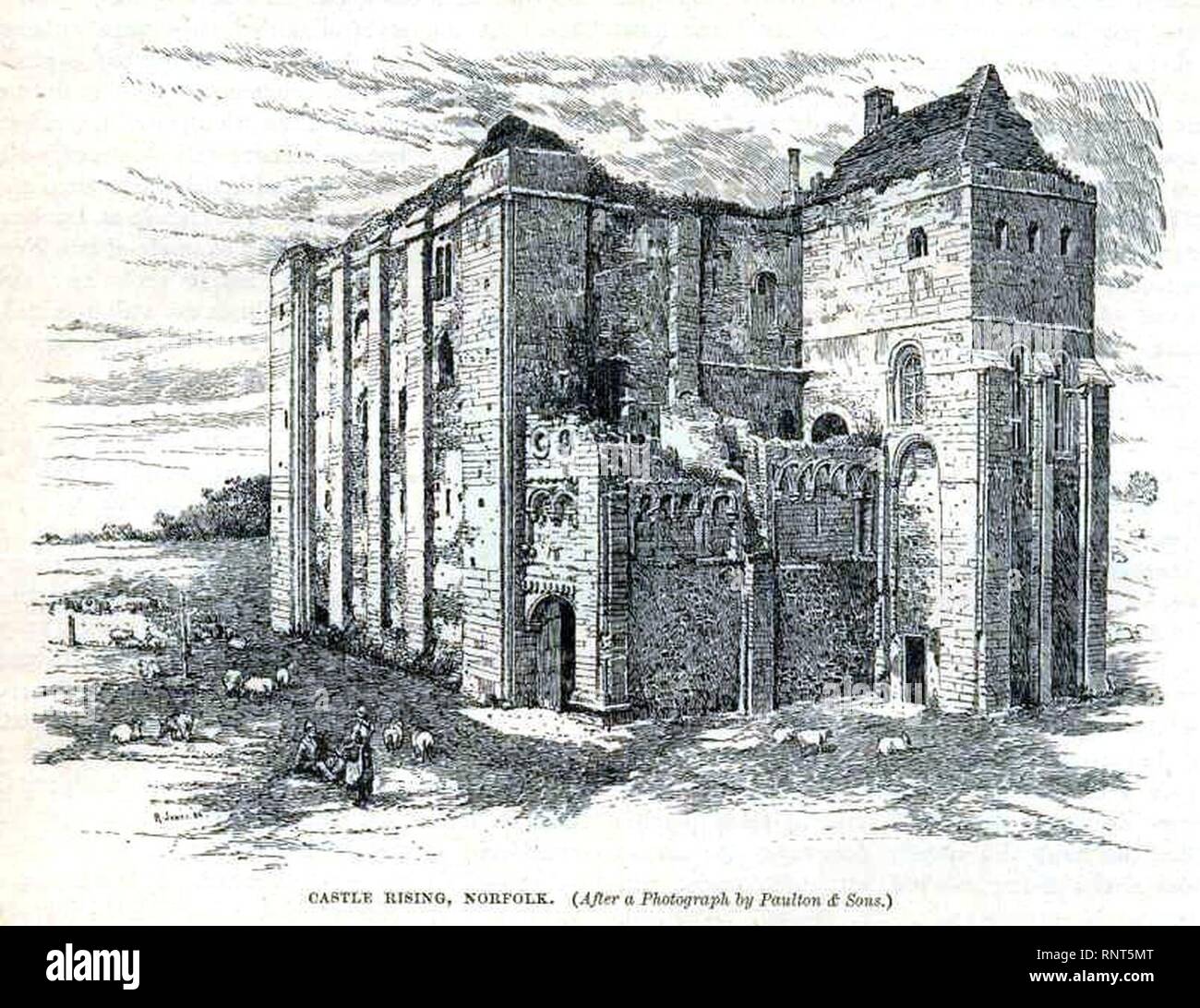 Castle Rising, Norfolk, UK Stock Photo - Alamy