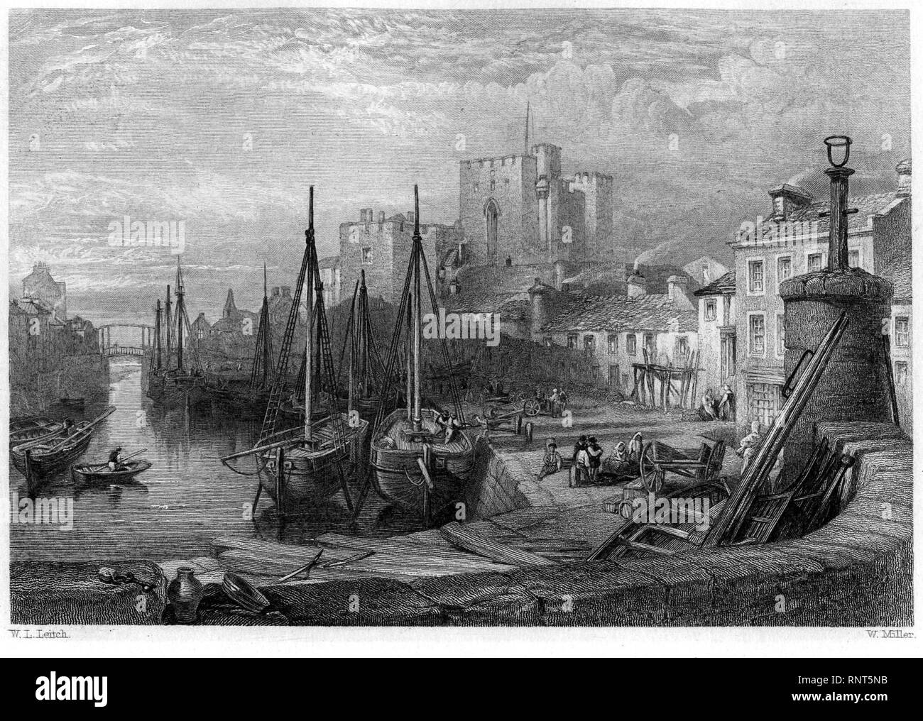 Rushen castle Black and White Stock Photos & Images - Alamy