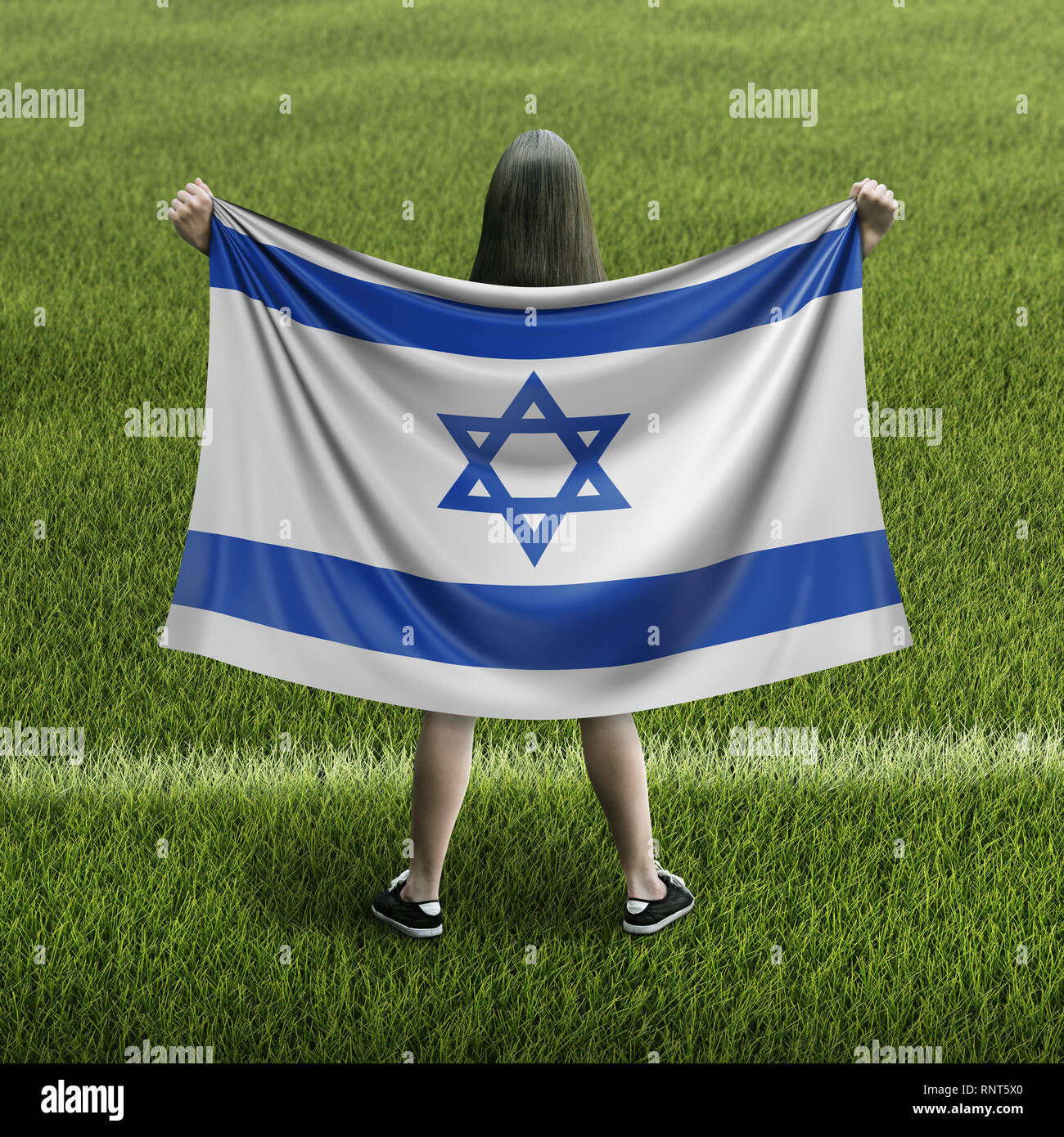 Women and flag Stock Photo - Alamy