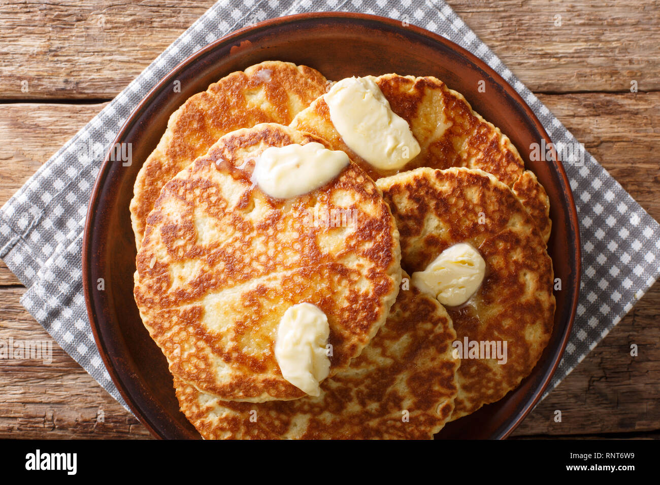 Pancakes from puff pastry hi-res stock photography and images - Alamy