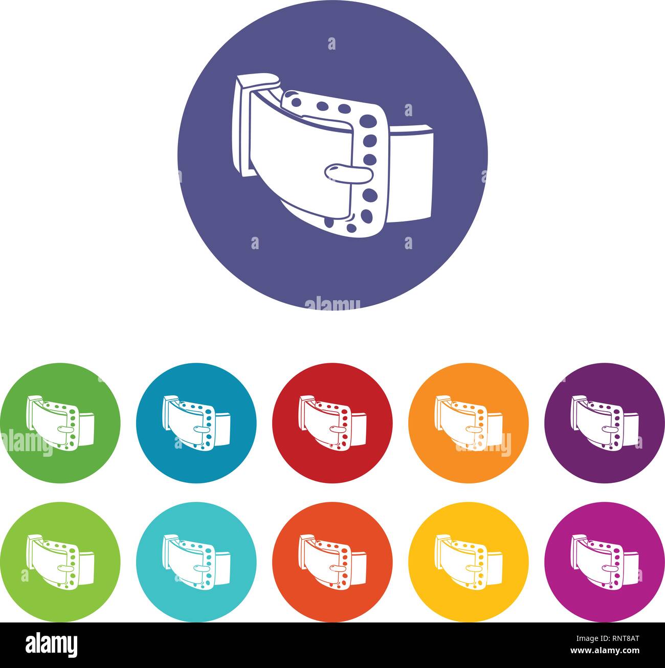 Diamond belt icons set vector color Stock Vector Image & Art - Alamy