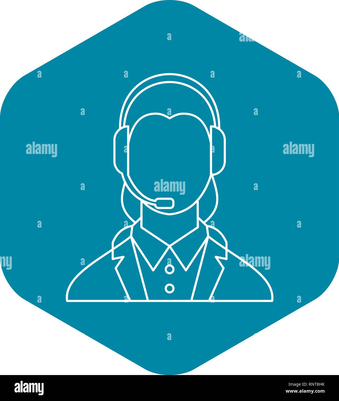 Female dispatcher Stock Vector Images - Alamy