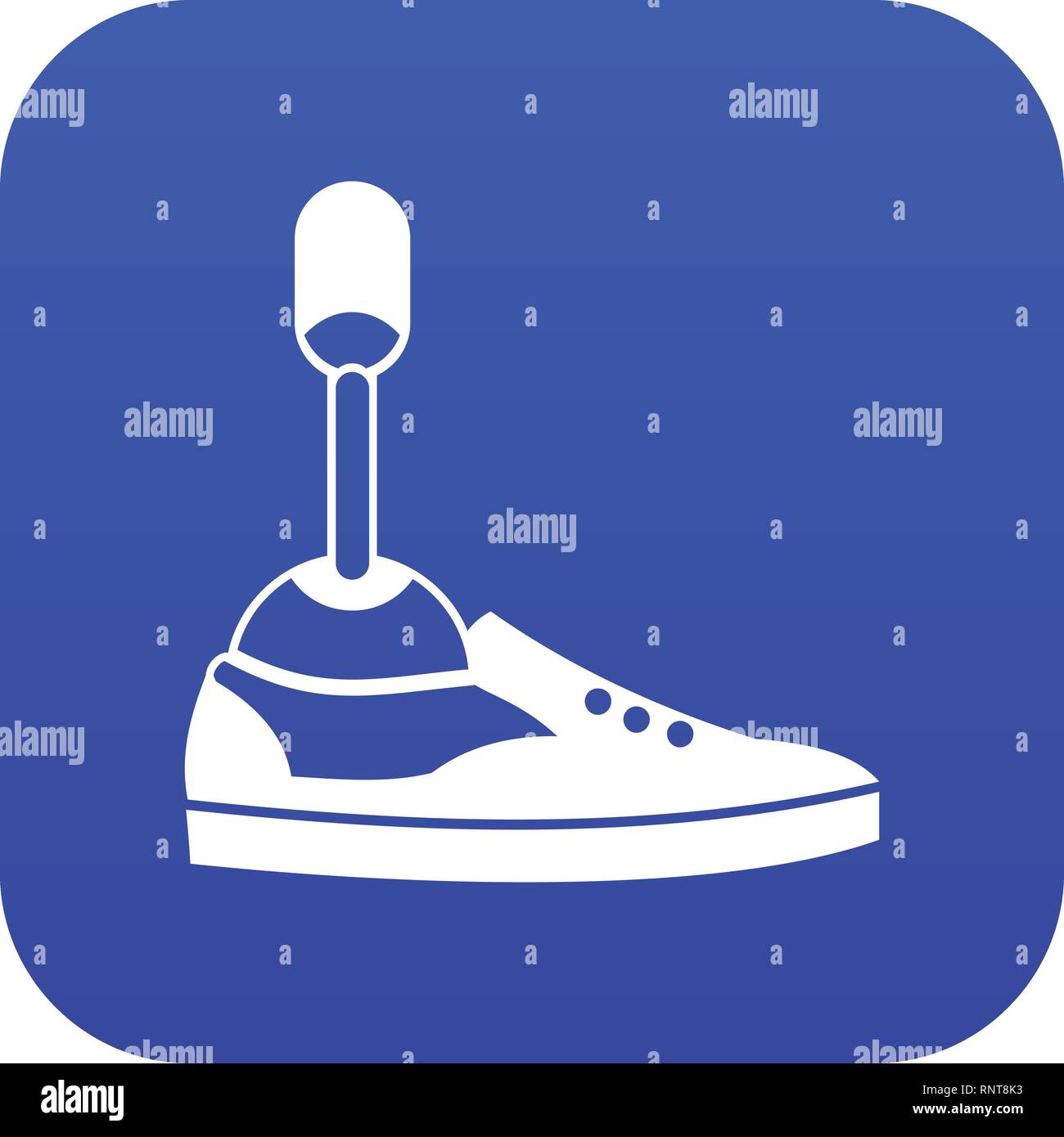 Prosthetic leg icon digital blue Stock Vector Image & Art - Alamy