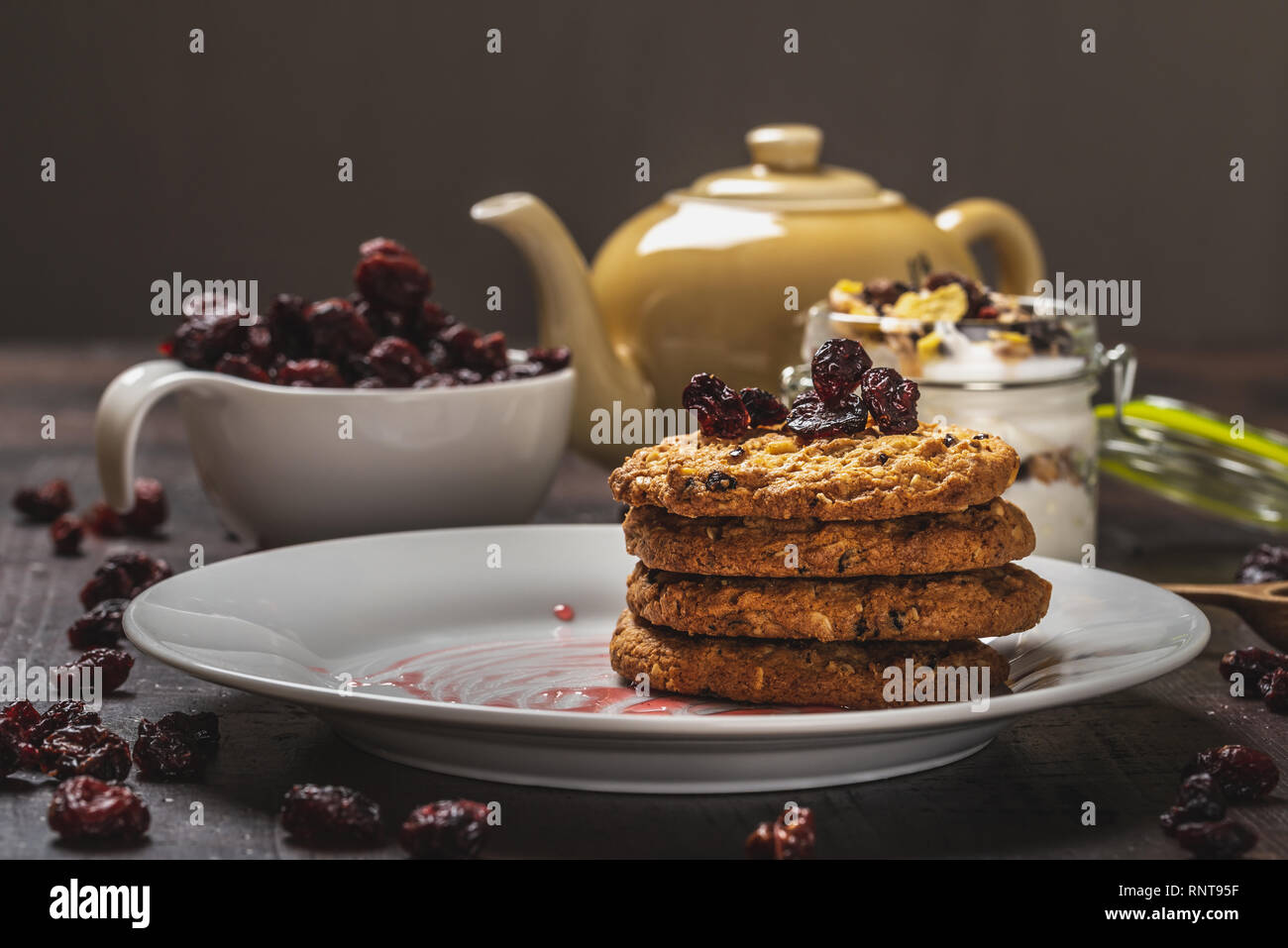 Spilled cereal and milk hi-res stock photography and images - Alamy