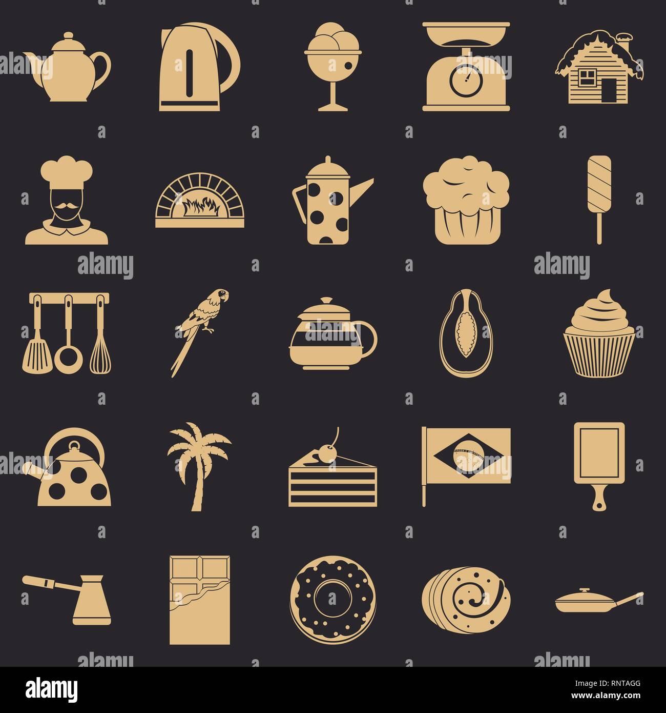 Tavern icons set, simple style Stock Vector Image & Art - Alamy