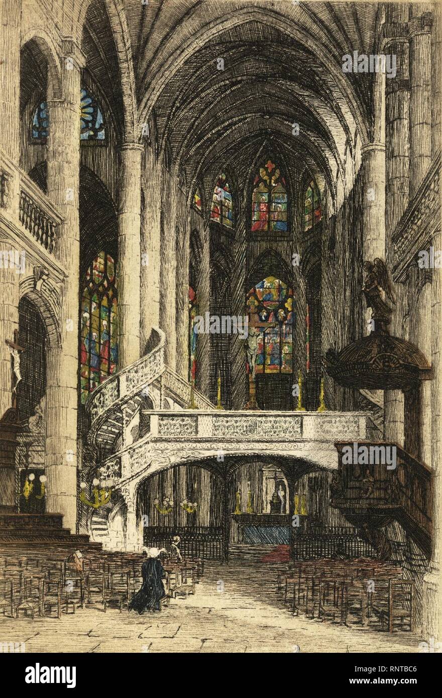 Cathedral artist Charles Maurice Stock Photo - Alamy