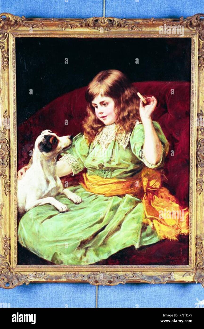 Catherine Engelhart Amyot A Special Treat Stock Photo - Alamy