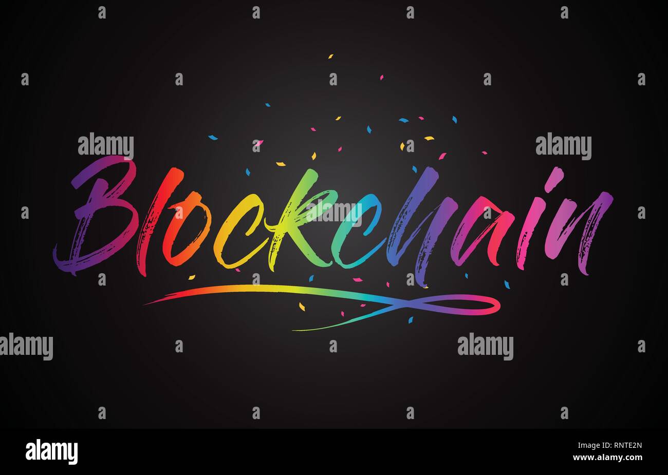 Blockchain art Stock Vector Images - Alamy