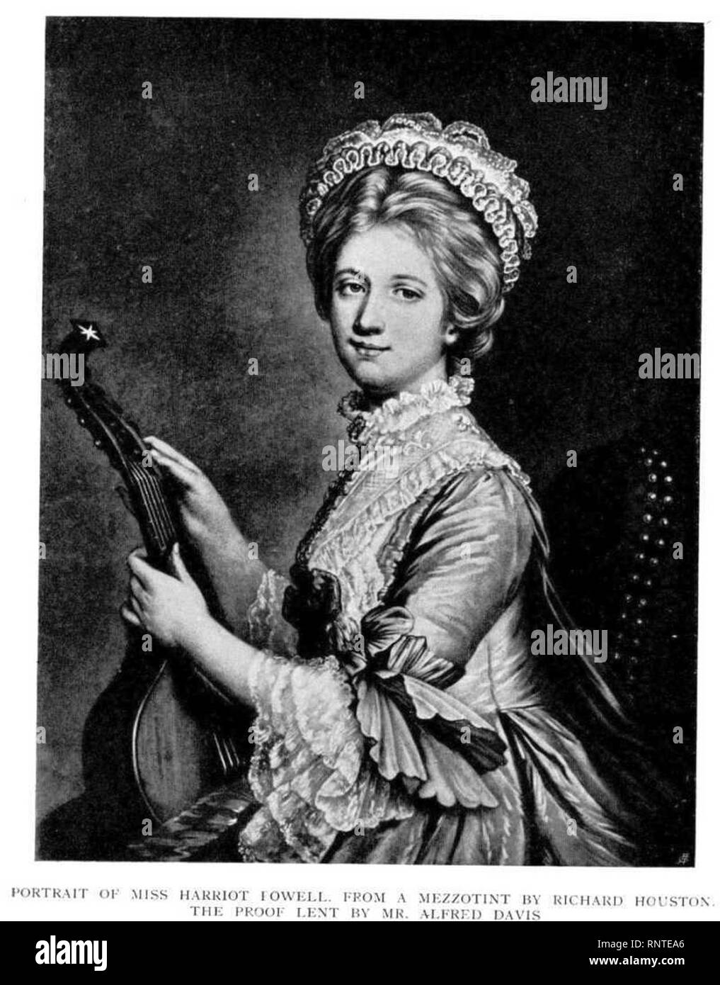 Catherine Read - Portrait of Miss Harriet Powell Stock Photo - Alamy