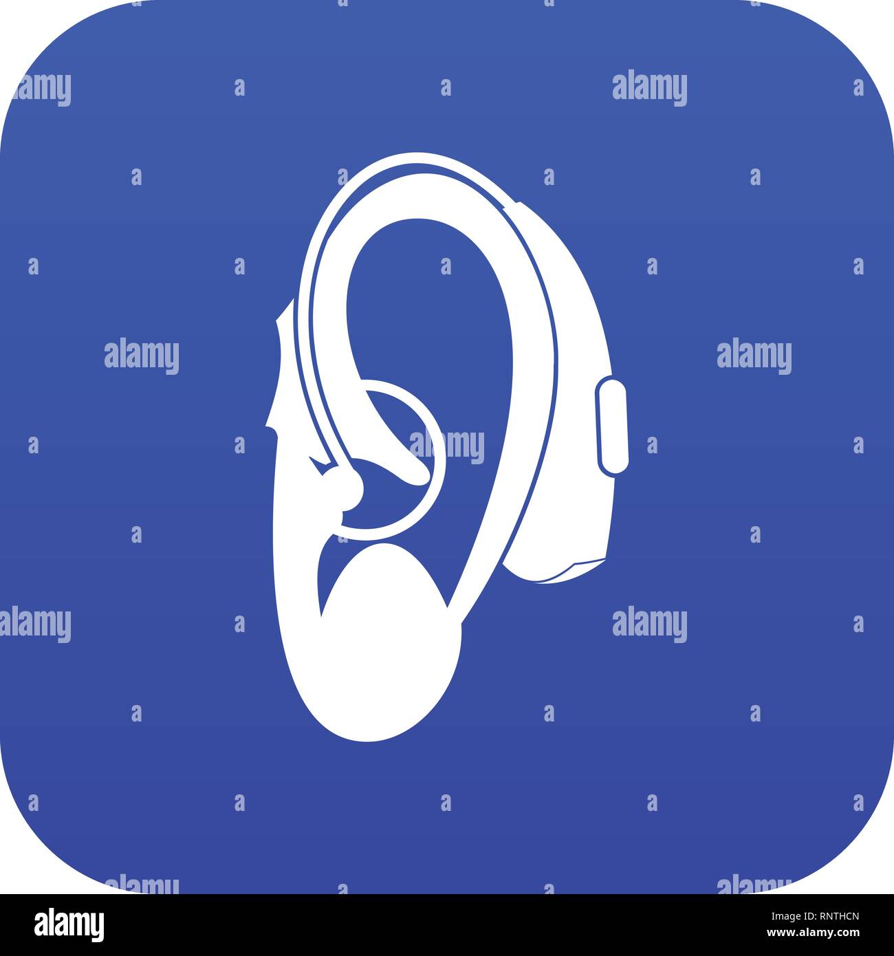 Blue hearing symbol Stock Vector Images - Alamy
