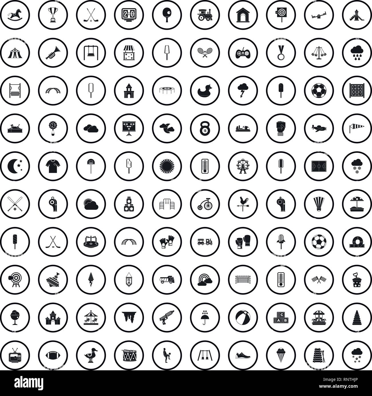 100 childrens playground icons set, simple style Stock Vector Image ... 100 childrens playground icons set, simple style Stock Vector Image ...