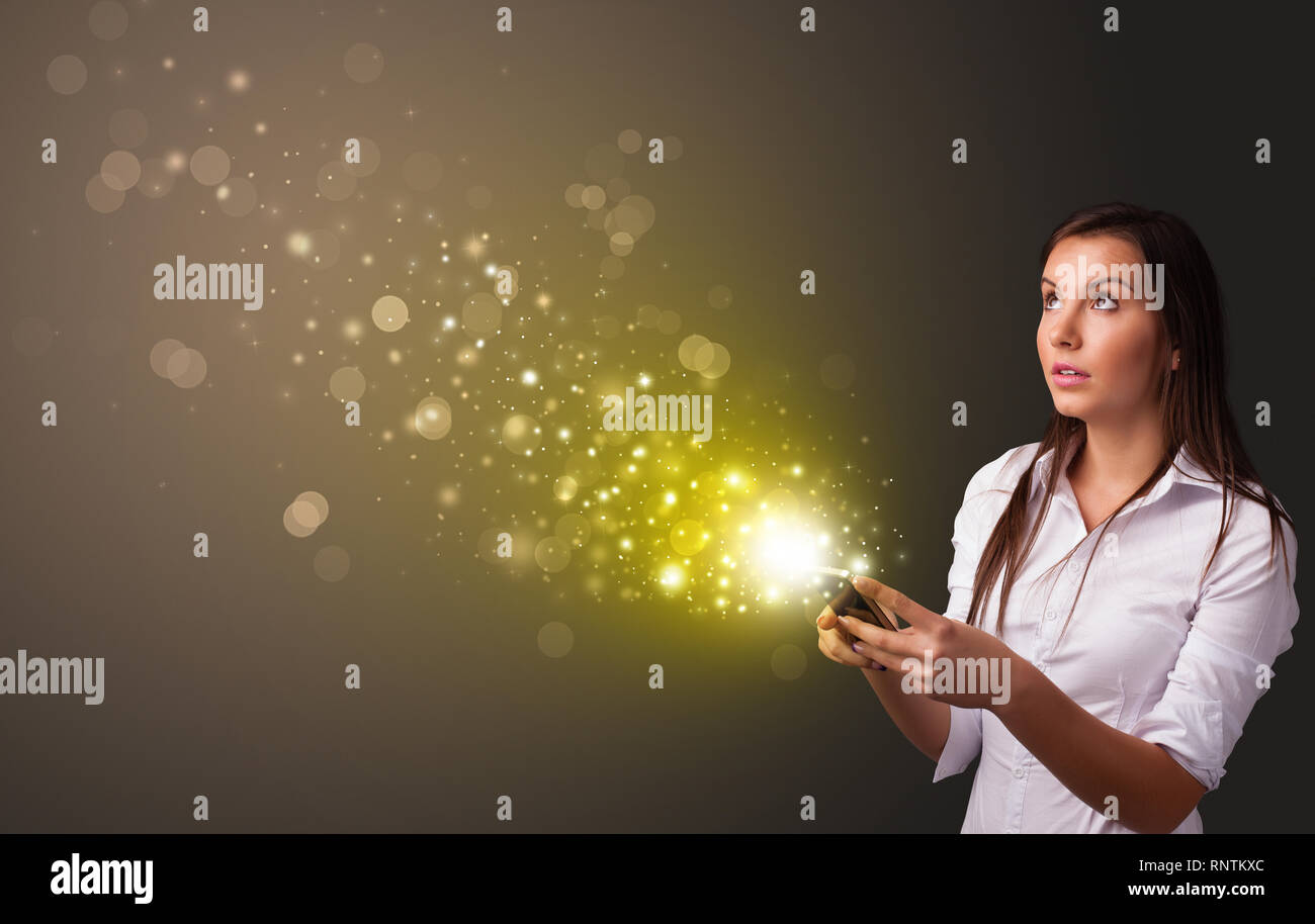 Virtual sparkling hi-res stock photography and images - Alamy