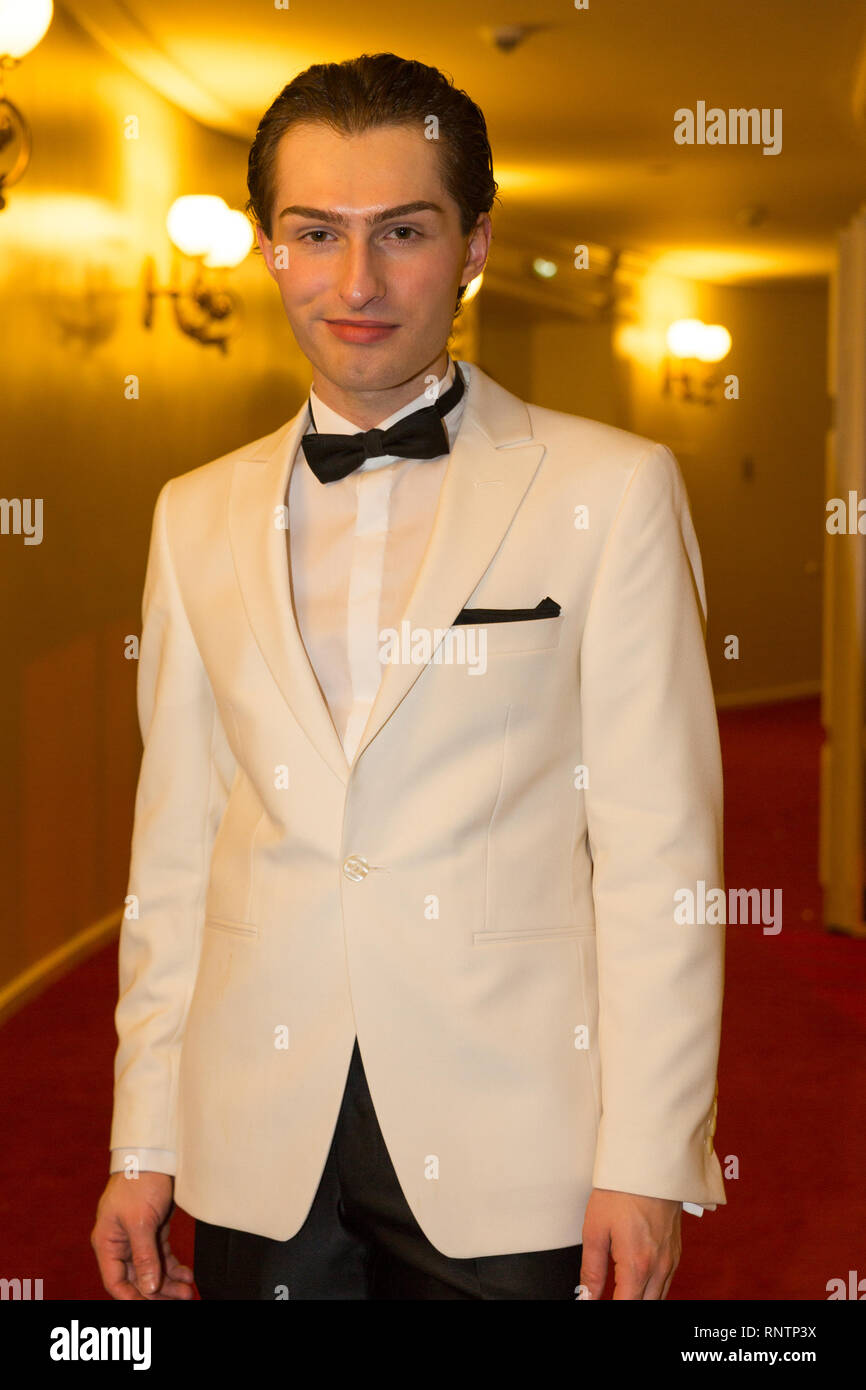 DRESDEN, GERMANY - FEBRUARY 01, 2019: Matthias Limmer Mister Matthew ...