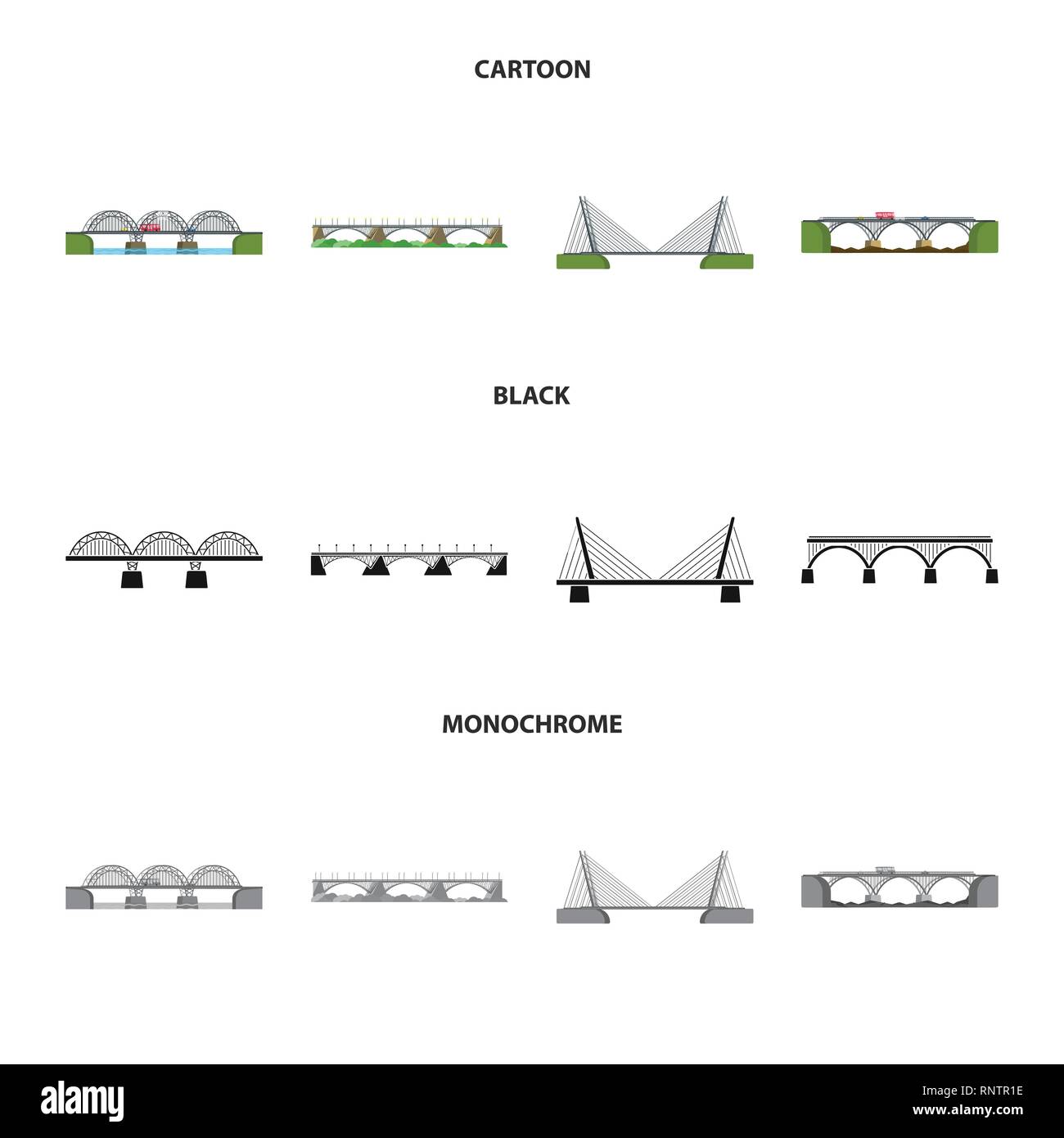 Isolated object of connection and design logo. Set of connection and side vector icon for stock ...