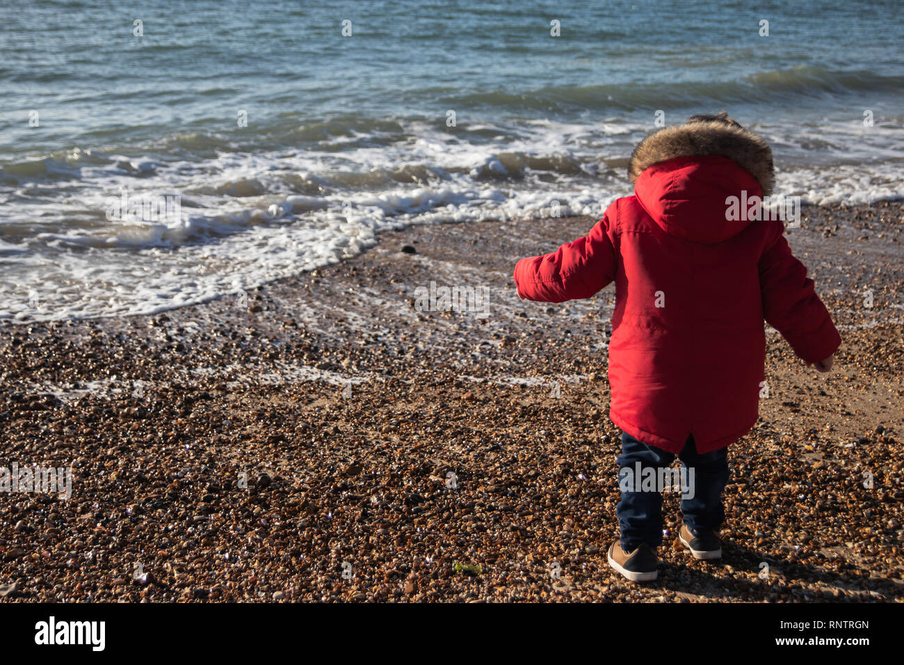 Playing on beach uk hi-res stock photography and images - Alamy