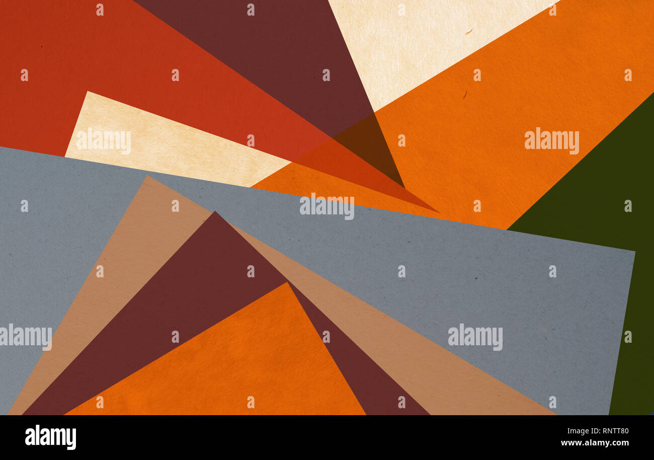 colourful graphic shapes - paper texture - background design Stock ...