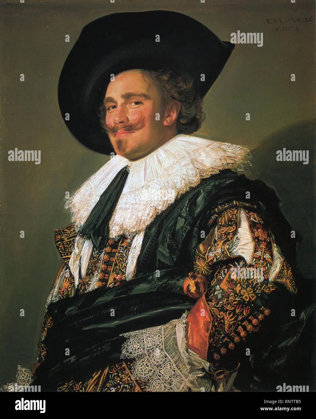 Cavalier soldier Hals-1624x Stock Photo - Alamy