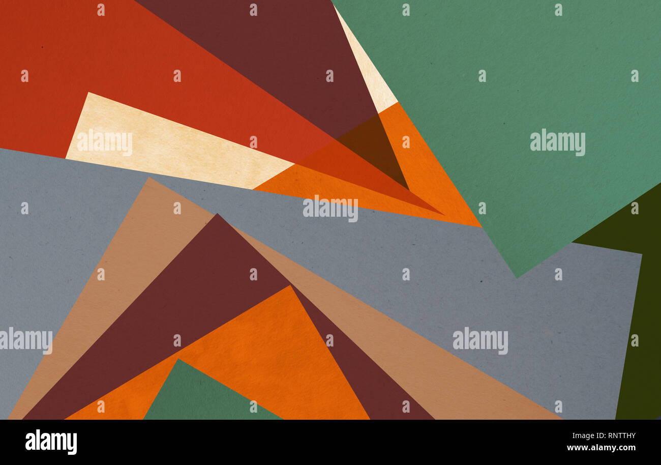 colourful graphic shapes - paper texture - background design Stock ...