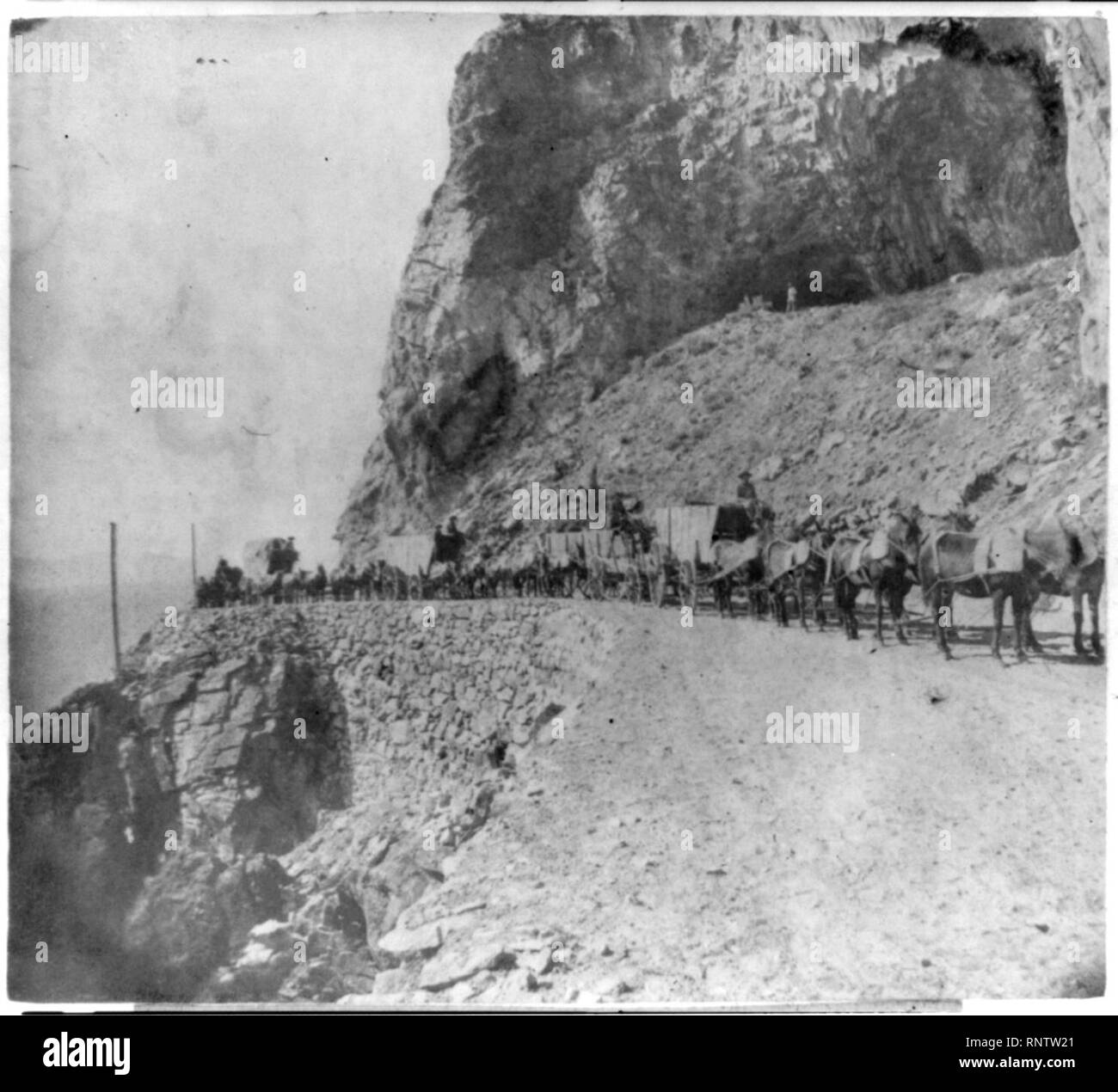 Rock lake road Black and White Stock Photos & Images - Alamy