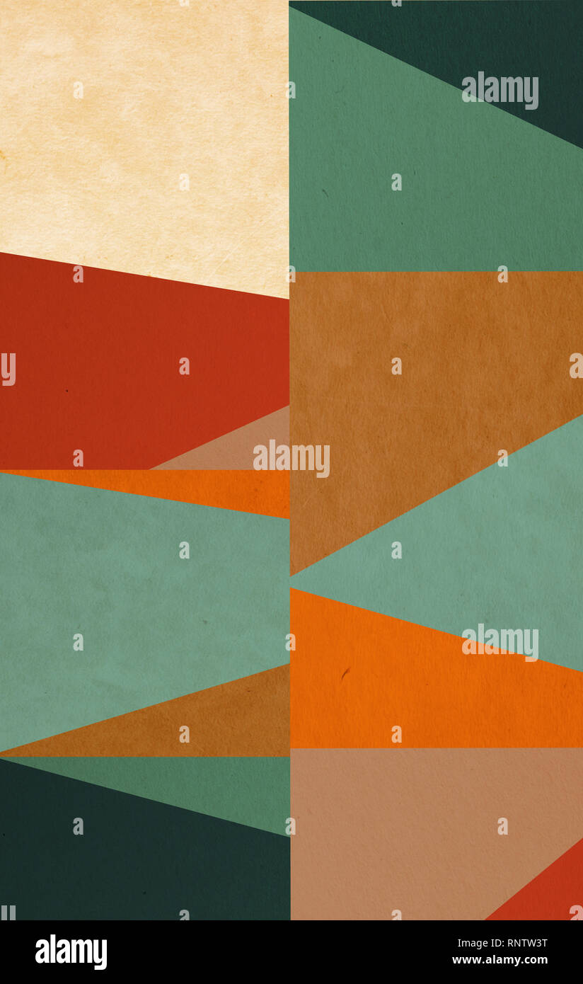 colourful graphic shapes - paper texture - background design Stock ...