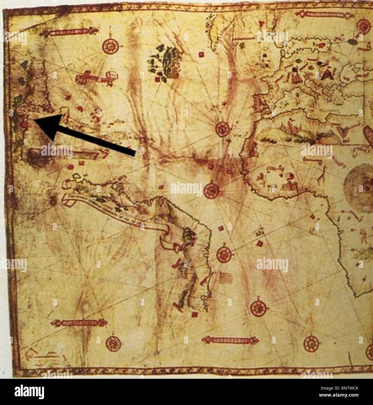 Caverio map 1505 Stock Photo - Alamy