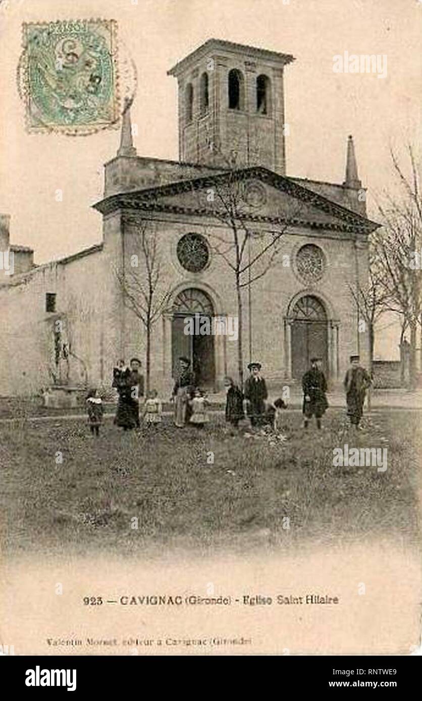 Cavignac - église 3 Stock Photo - Alamy
