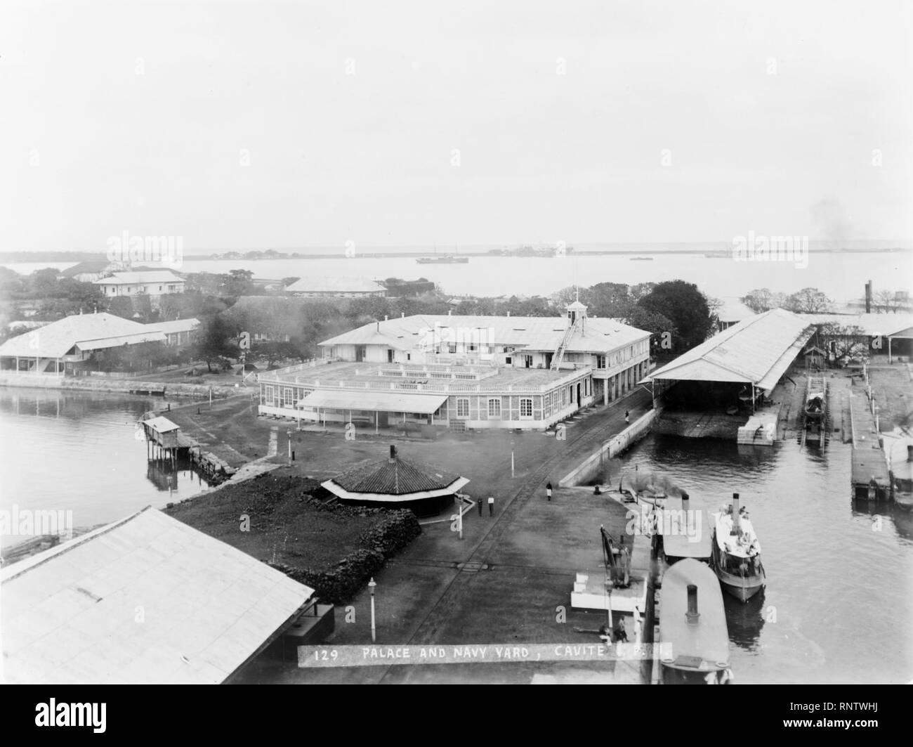 Cavite Navy Yard Philippines 1899 Stock Photo - Alamy