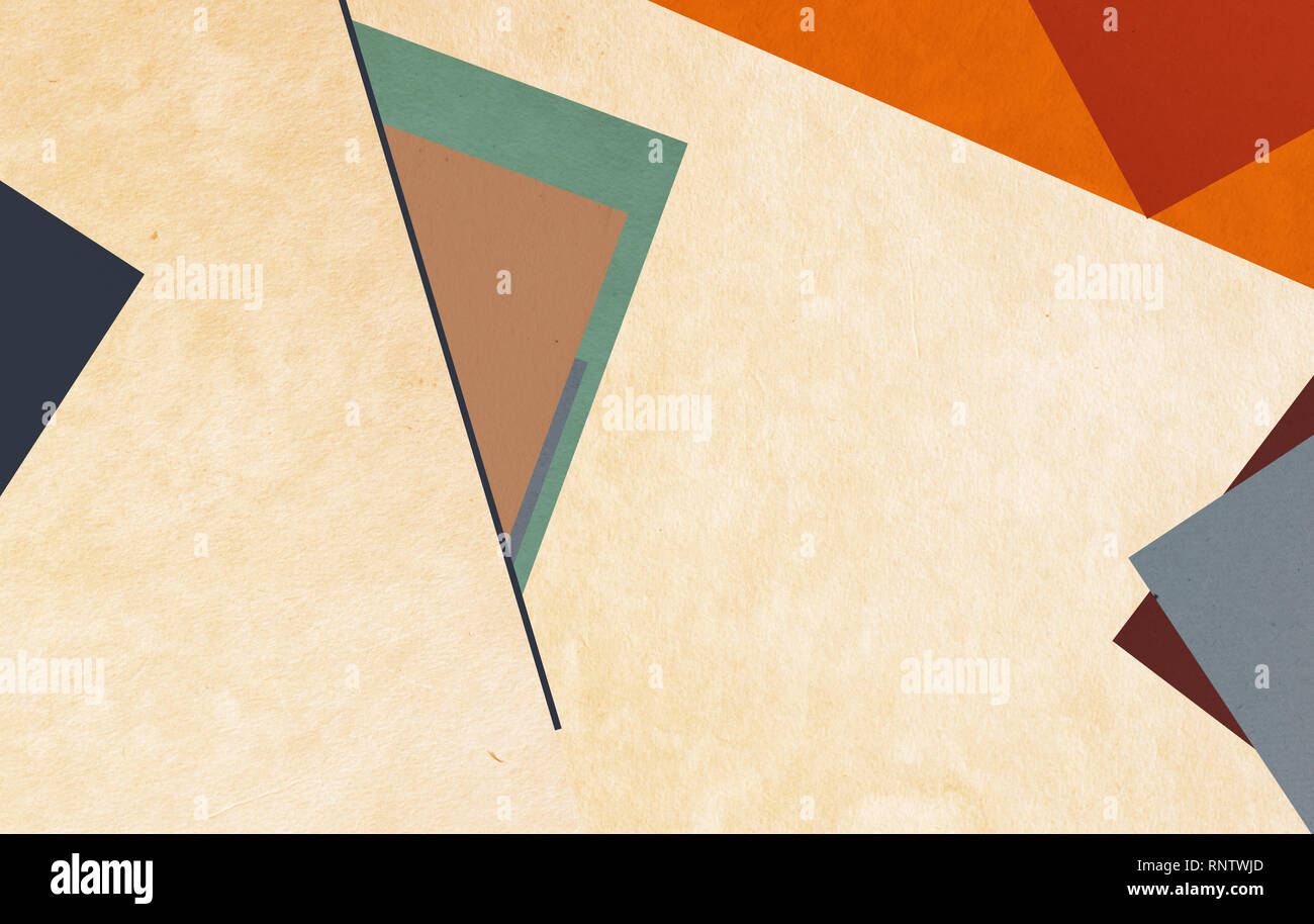 colourful graphic shapes - paper texture - background design Stock ...