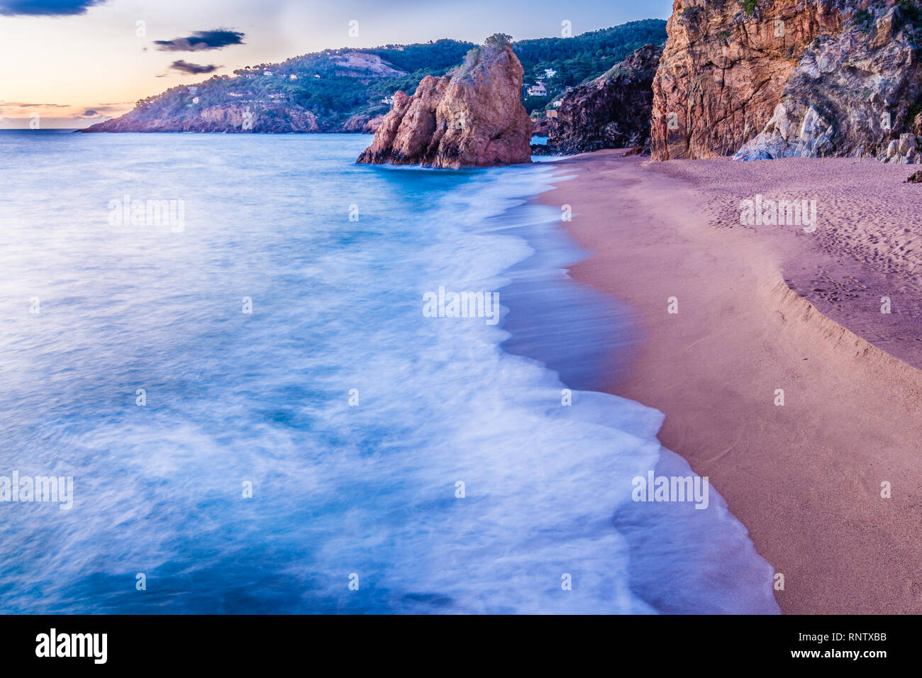The Beach of Illa Roja Stock Photo - Alamy