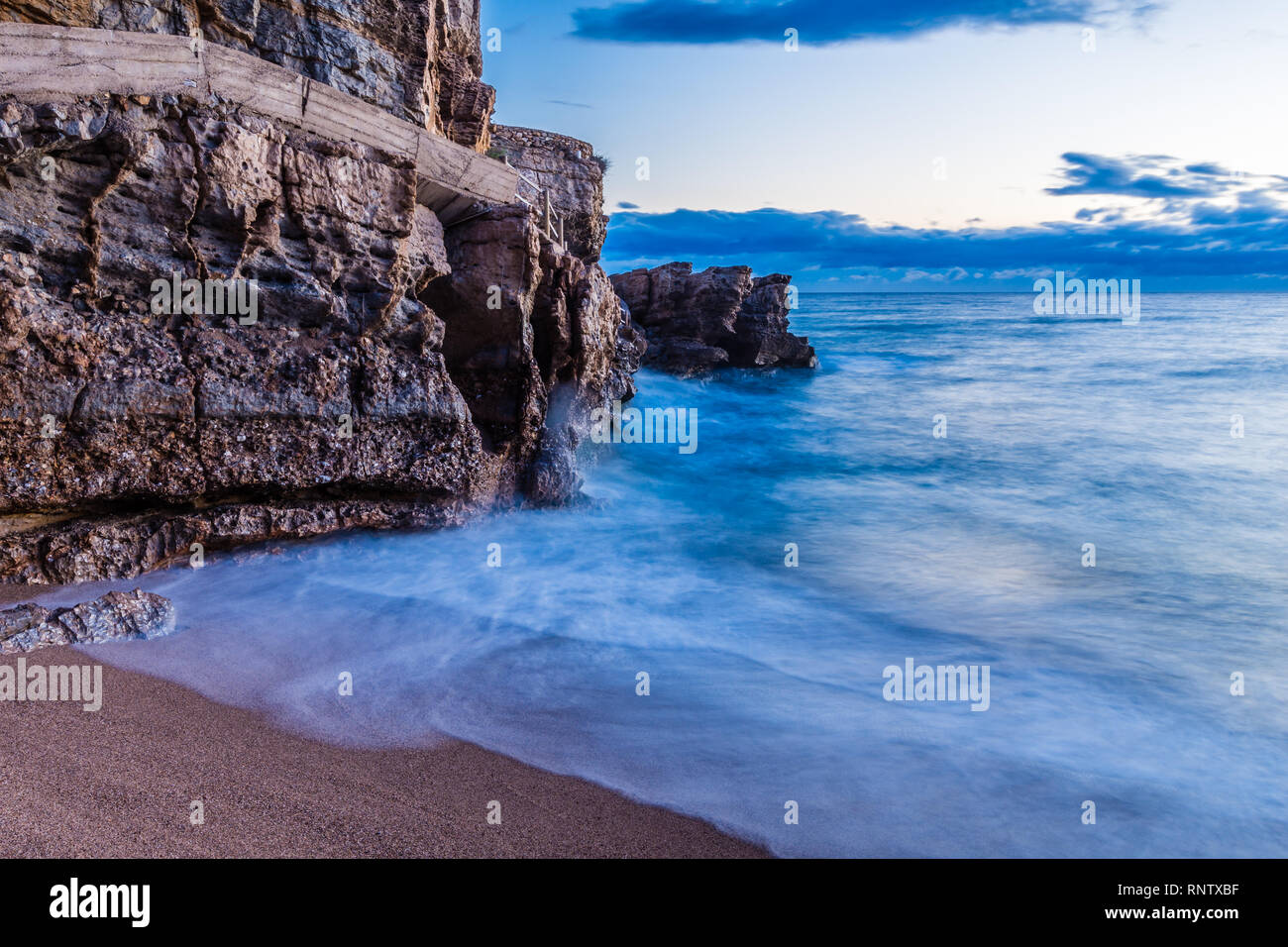 The Beach of Illa Roja Stock Photo - Alamy