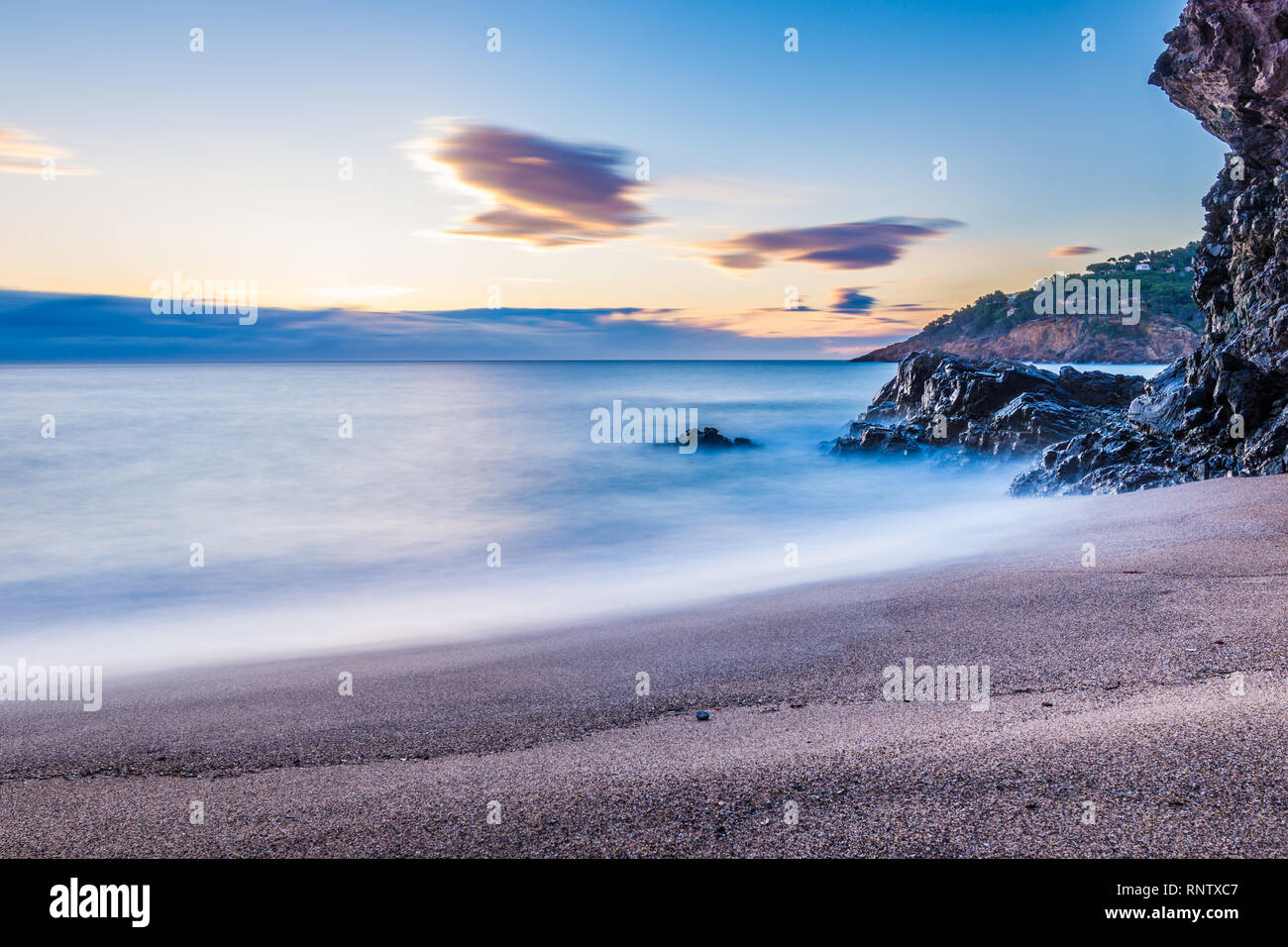 The Beach of Illa Roja Stock Photo - Alamy