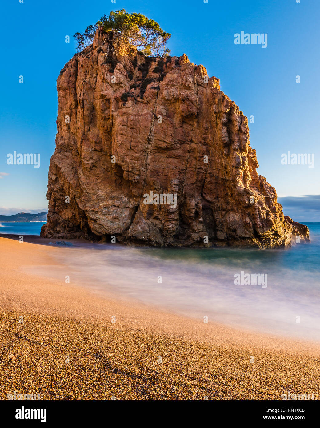 The Beach of Illa Roja Stock Photo - Alamy