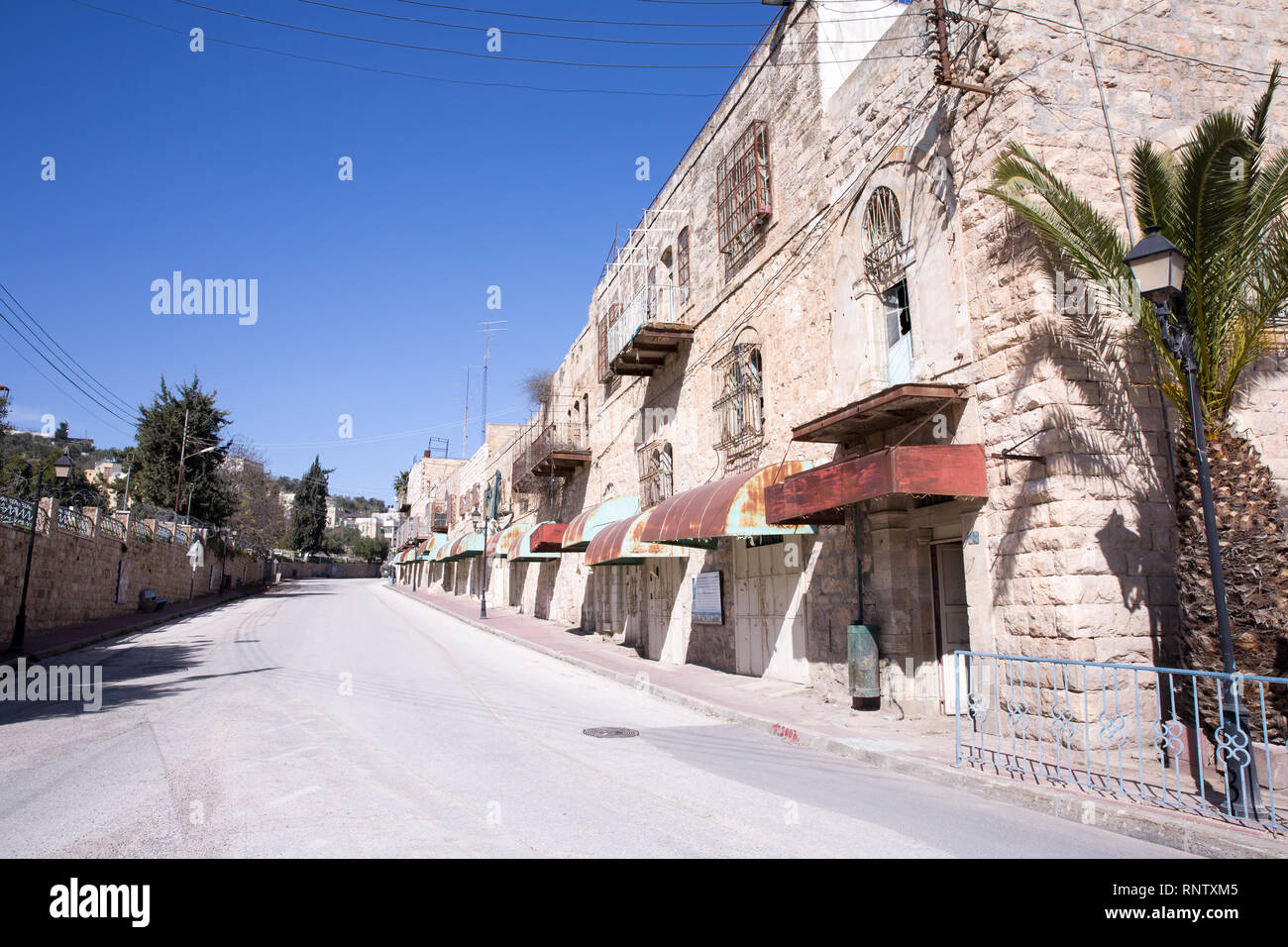 Daily life around the streets in Hebron, West Bank, Palestine Stock ...