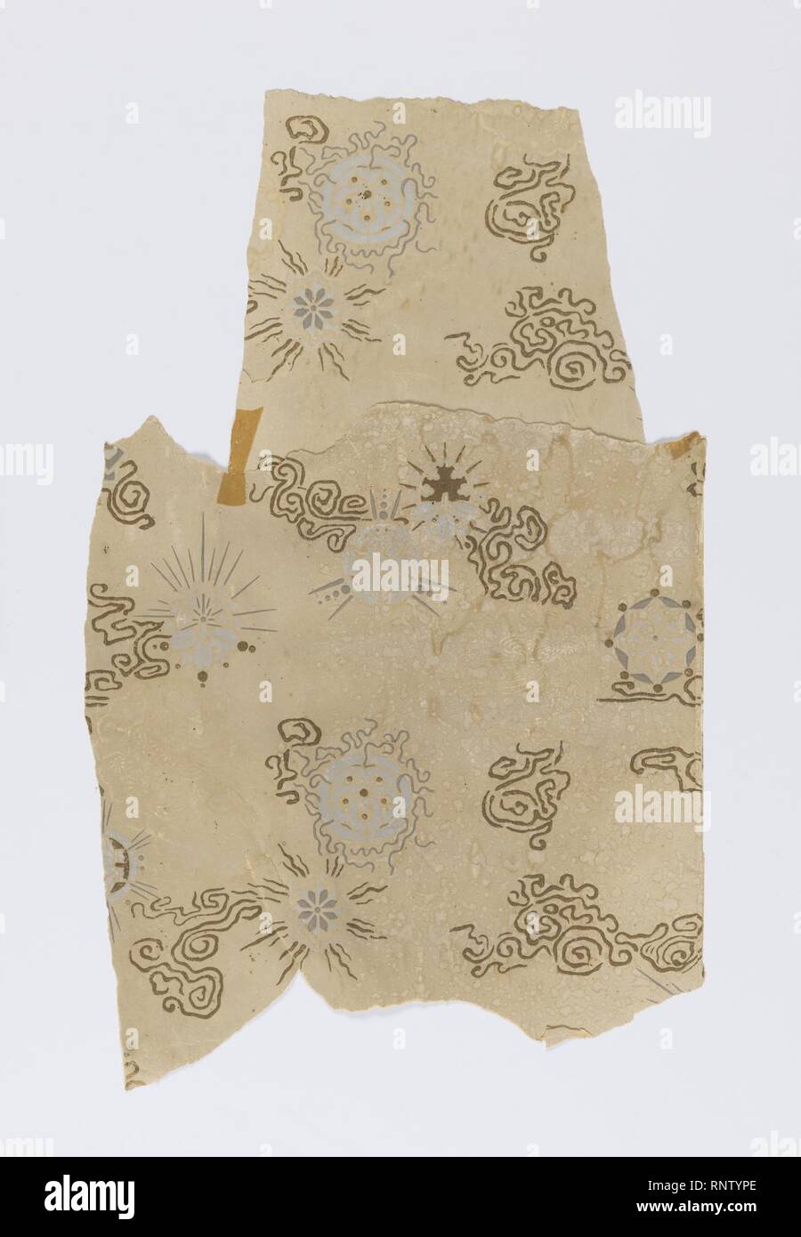 Ceiling Paper, 1850–1900 Stock Photo - Alamy