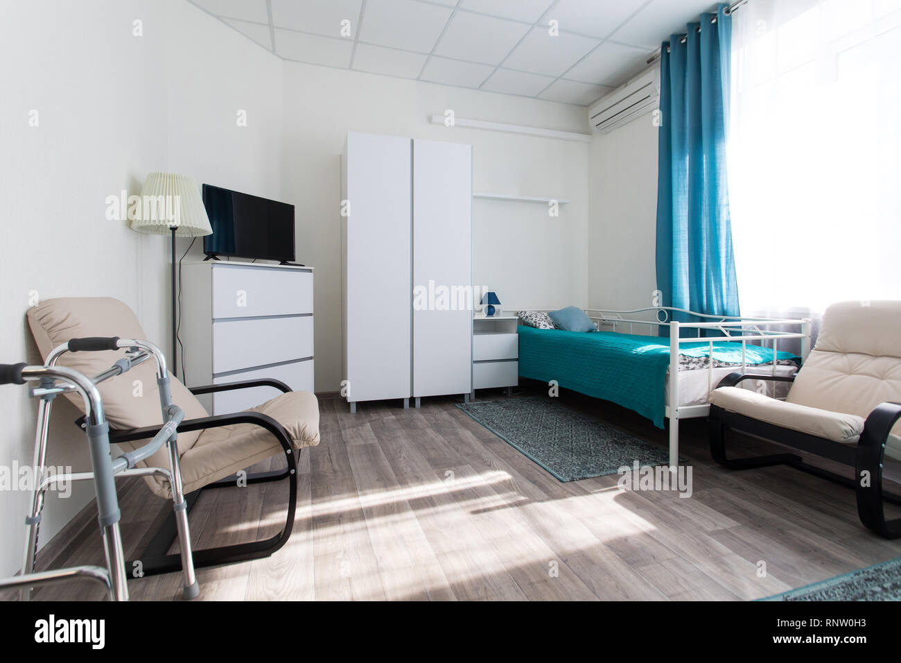 The interior room of a nursing home Stock Photo - Alamy