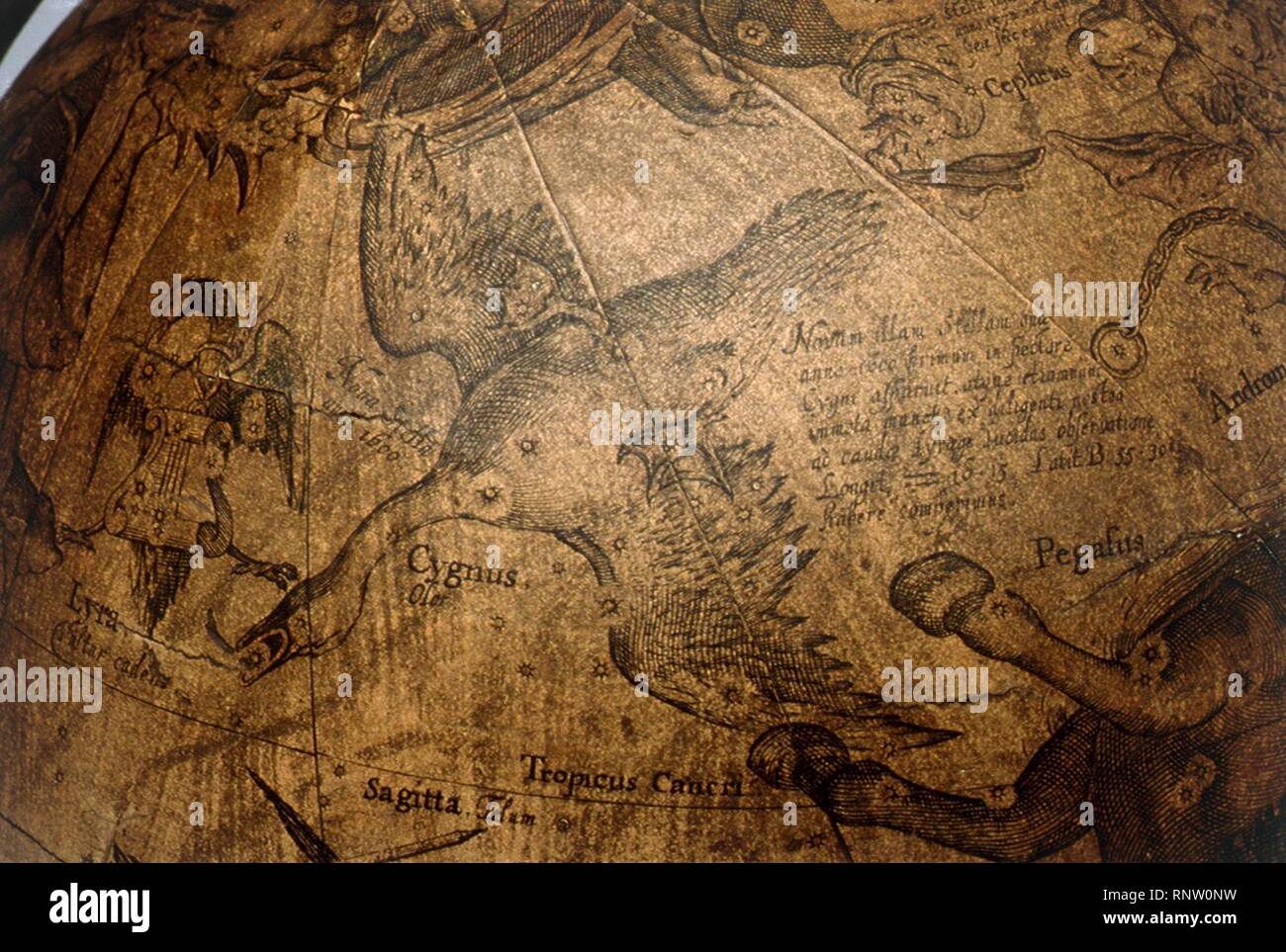 Celestial table globe Stock Photo - Alamy