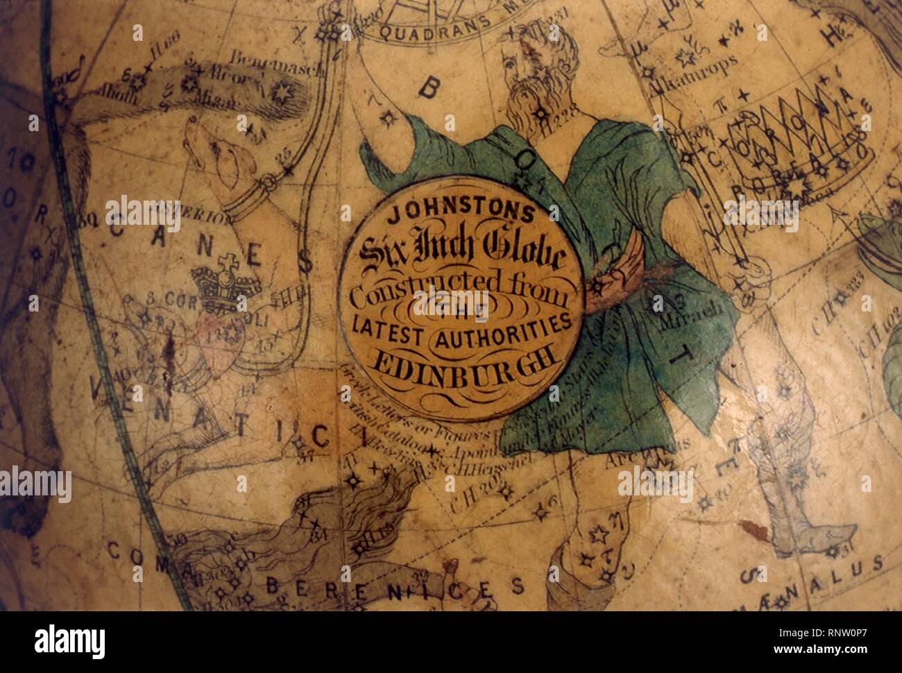 Celestial table globe Stock Photo - Alamy