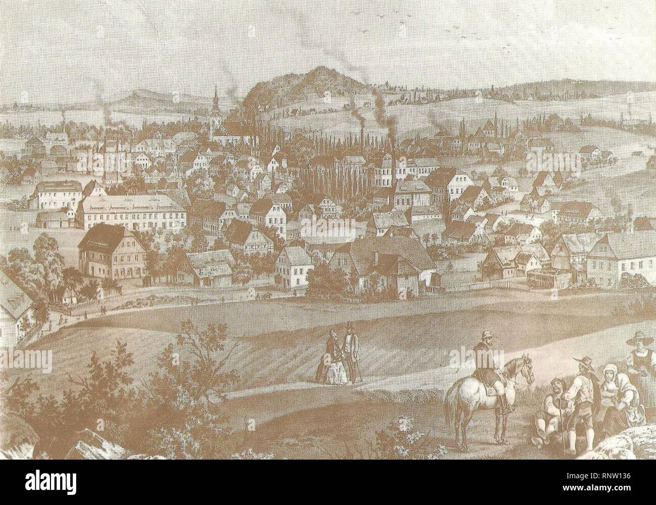 Celkový pohled na Varnsdorf Stock Photo - Alamy