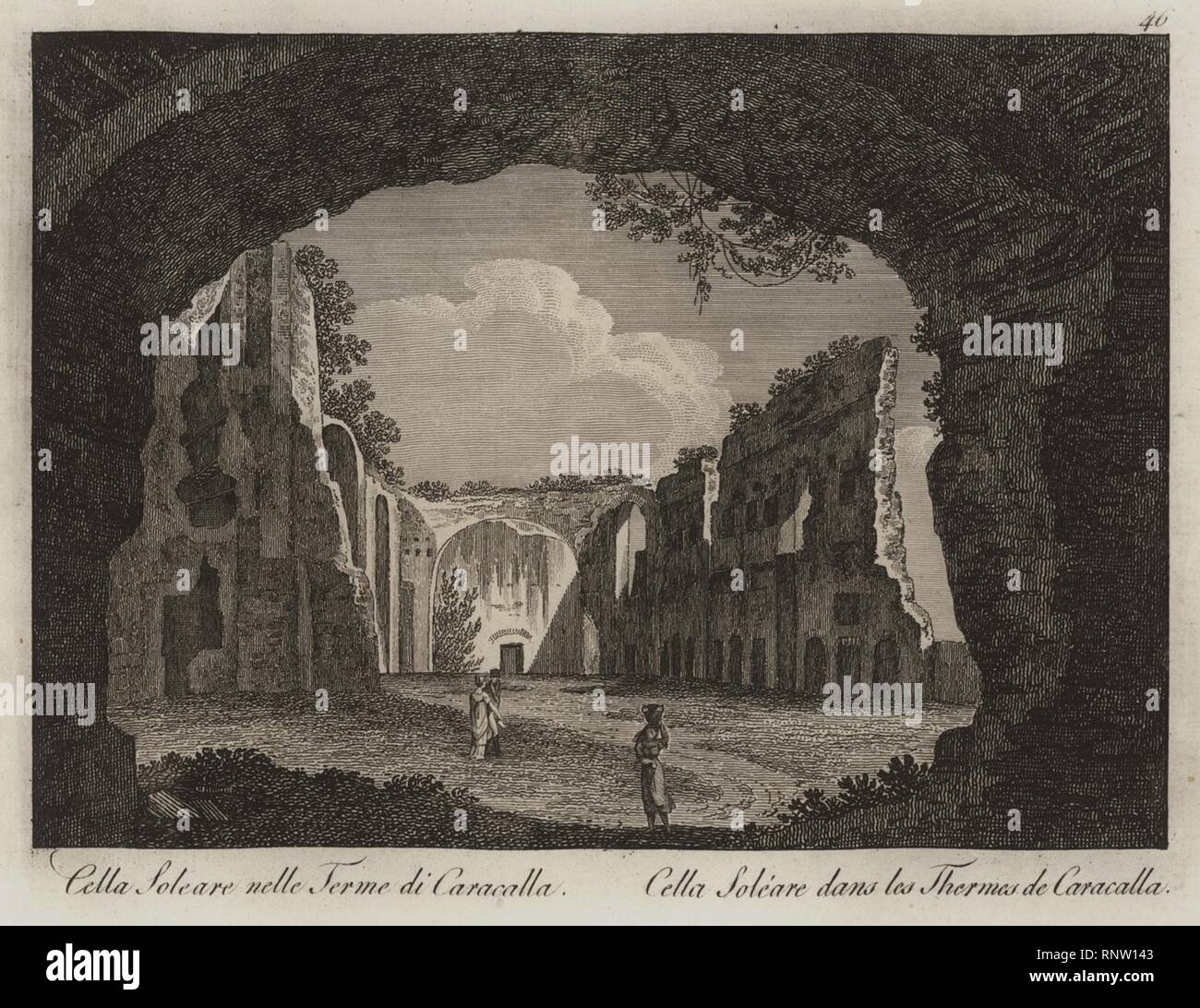Cella Soleare nelle Terme di Caracalla - Li Monumenti Piú Celebri Di ...