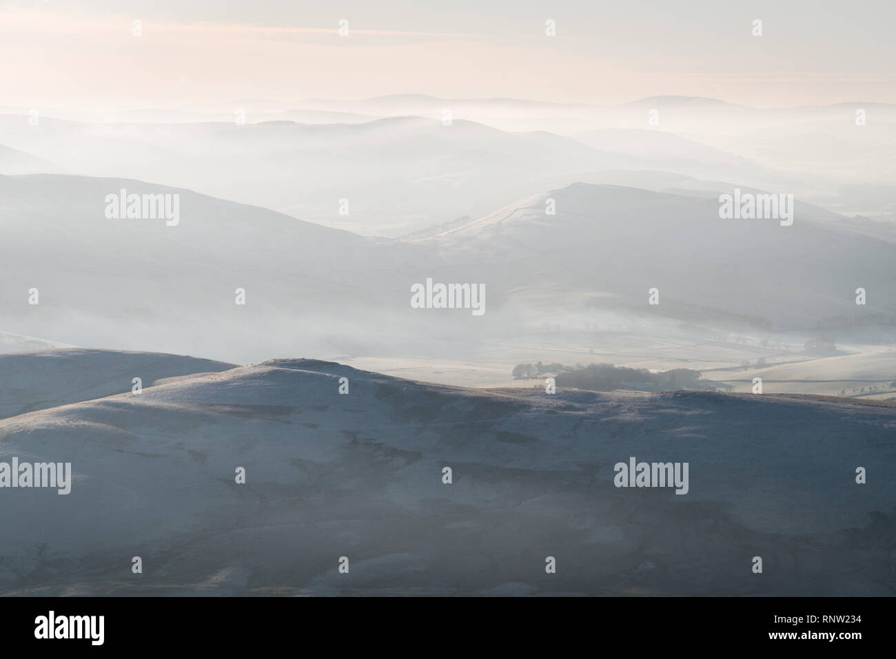 Scottish village mist hi-res stock photography and images - Alamy