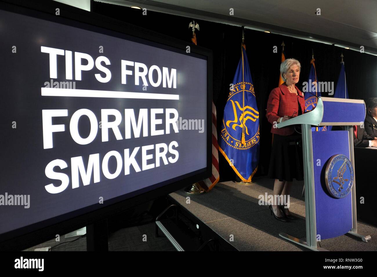 CDC Tips From a Former Smoker Stock Photo - Alamy