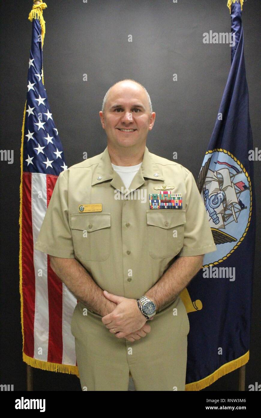 CDR Brett Litchfield, USN Stock Photo - Alamy