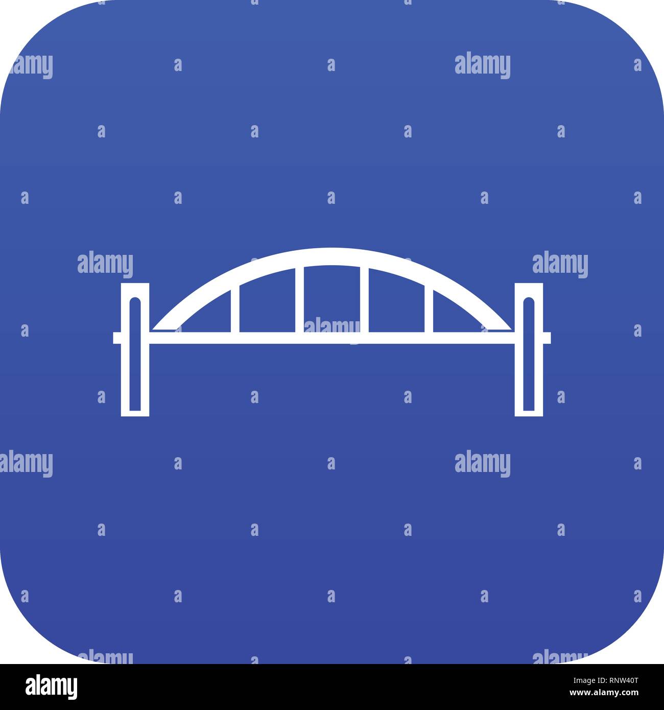 Bridge icon digital blue Stock Vector Image & Art - Alamy