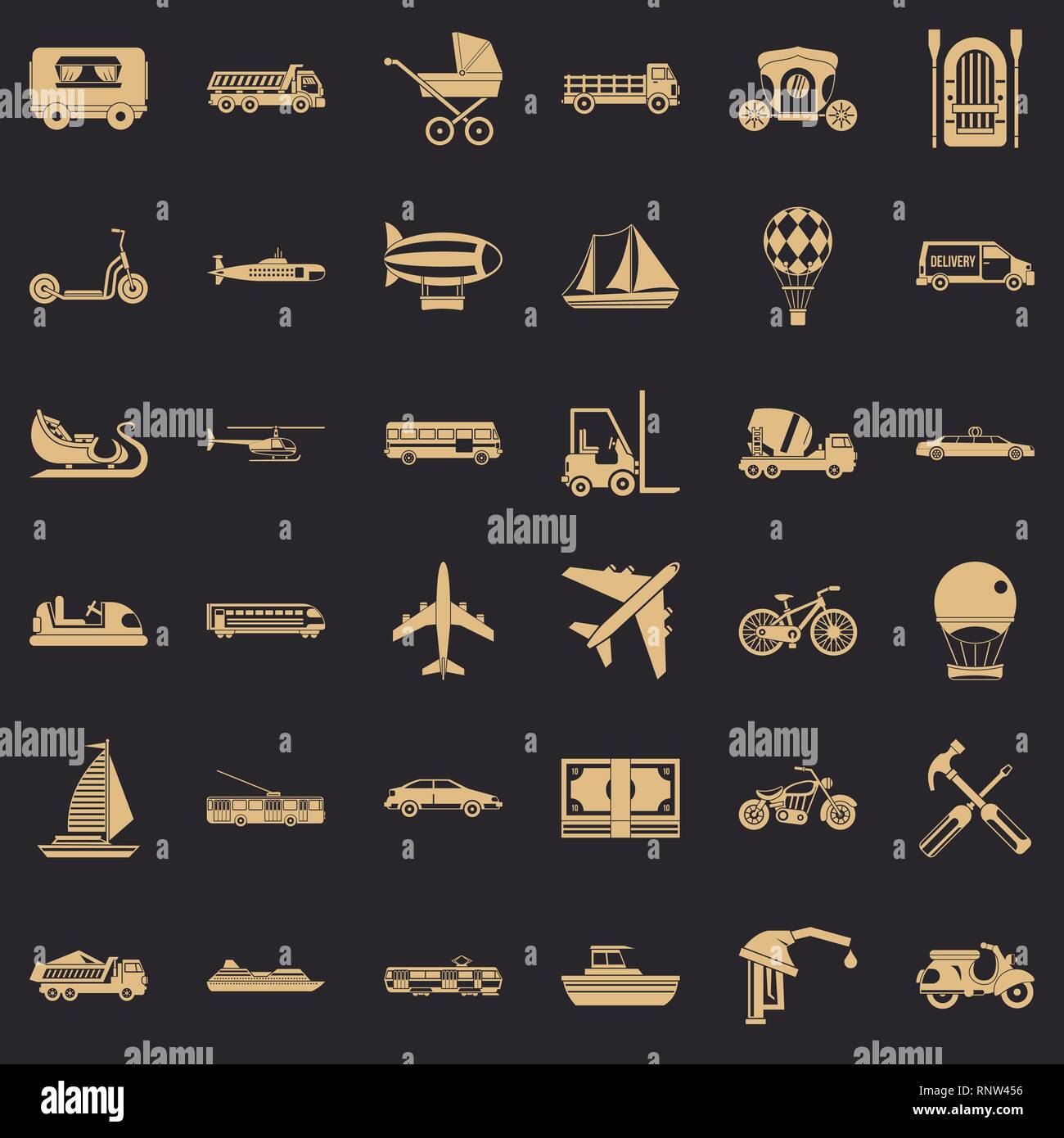 Cargo flying boat Stock Vector Images - Alamy