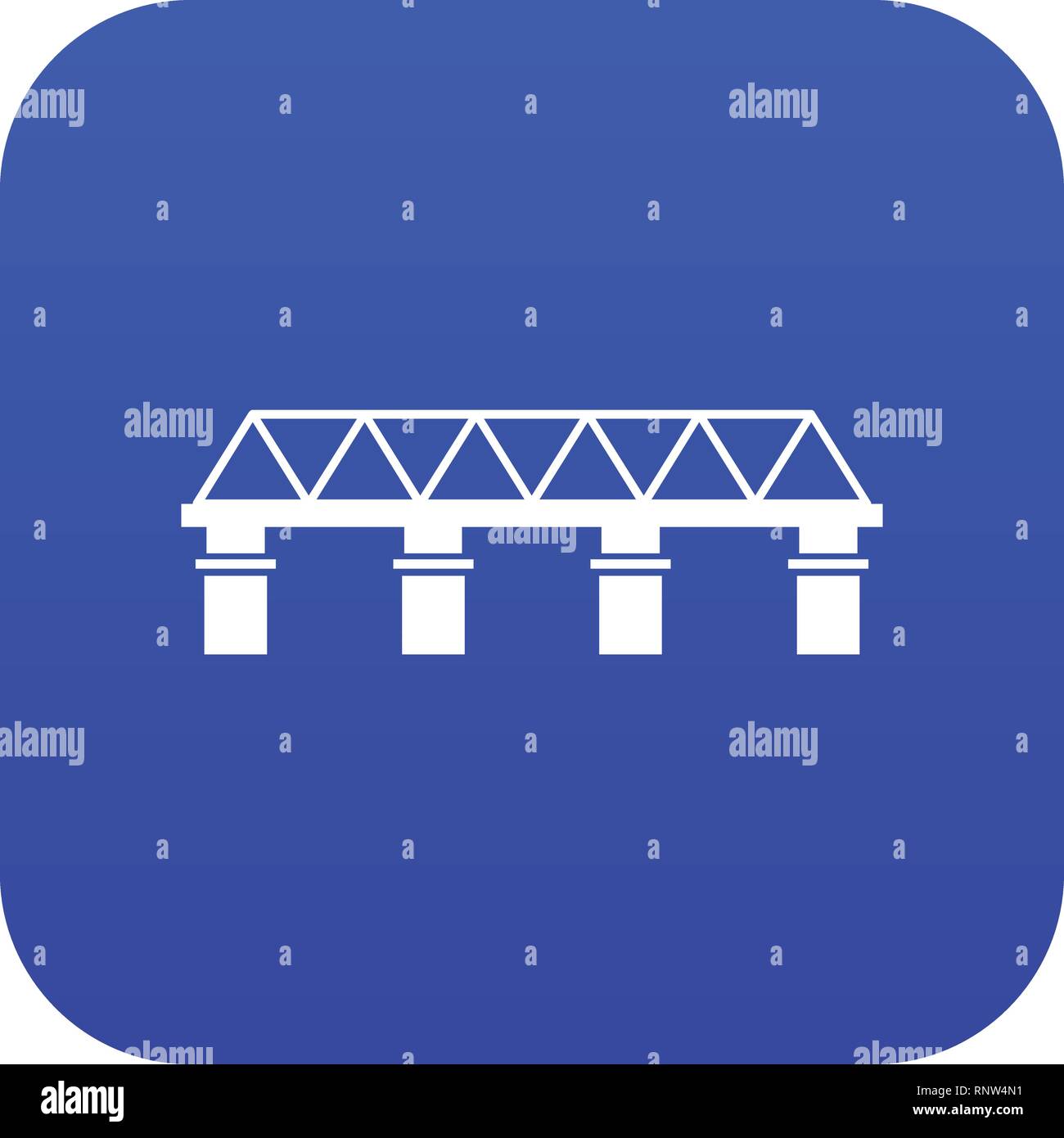 Bridge icon digital blue Stock Vector Image & Art - Alamy