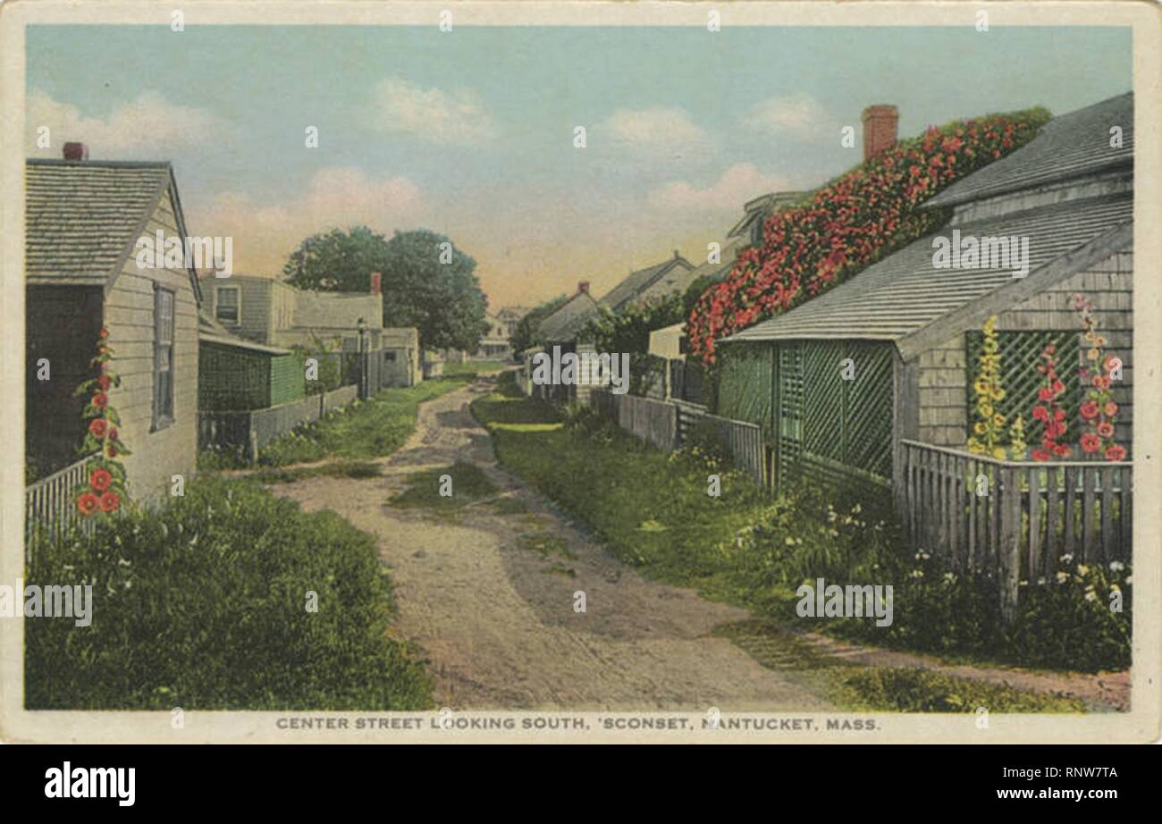 Nantucket island sconset hi-res stock photography and images - Alamy