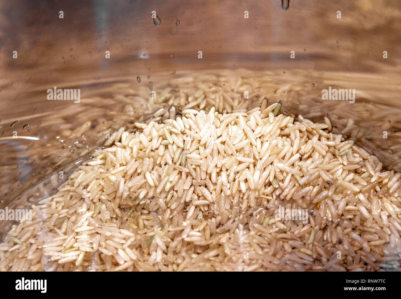 Cooking rice water hi-res stock photography and images - Alamy