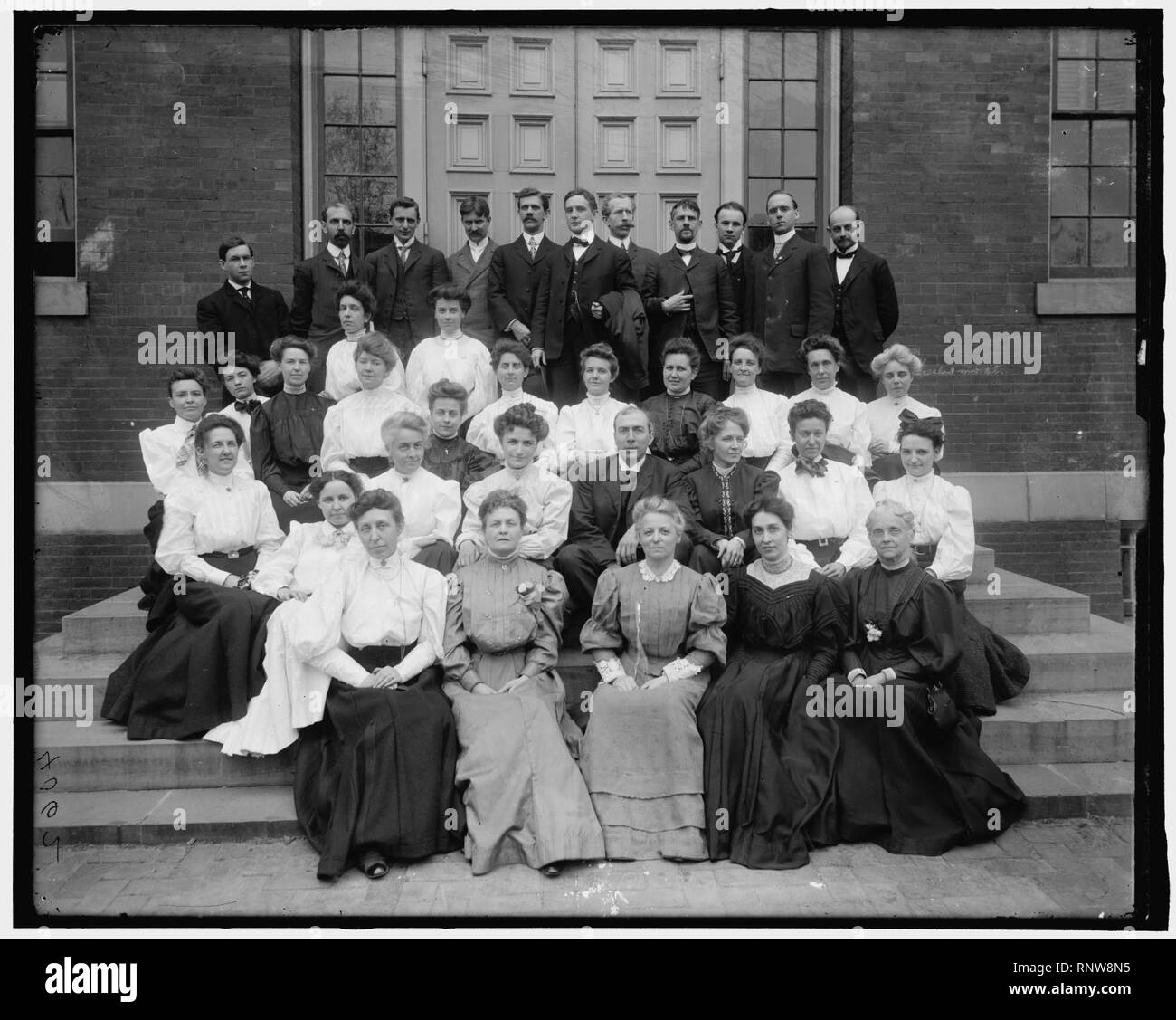 CENTRAL HIGH SCHOOL. GROUP Stock Photo - Alamy
