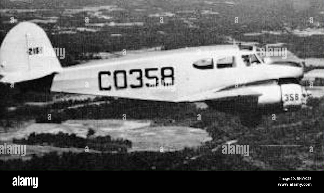 Cessna AT-17 - CO358 - Columbus AAF MS Stock Photo - Alamy