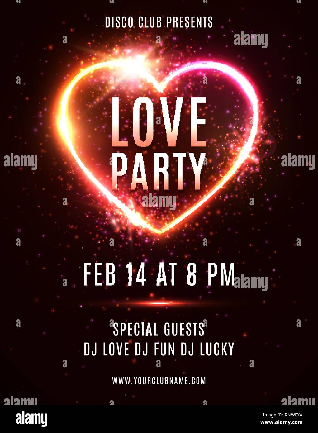 Magic party poster Stock Vector Images - Alamy